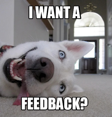 Meme Creator - Funny I Want a Feedback? Meme Generator at MemeCreator.org!