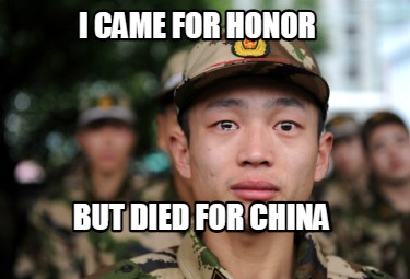 Meme Creator - Crying Chinese Army Man Meme Generator at MemeCreator.org!