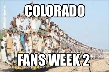 Meme Creator - Funny Colorado Bandwagon After TCU game Meme Generator ...