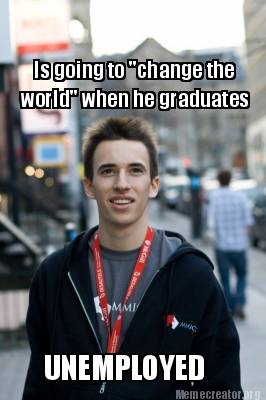 College Senior Meme Blank